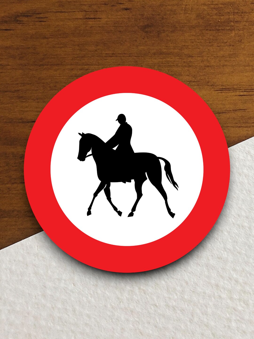 No Horseback Riding Sticker, Laptop Decals, Tumbler Stickers, Water ...