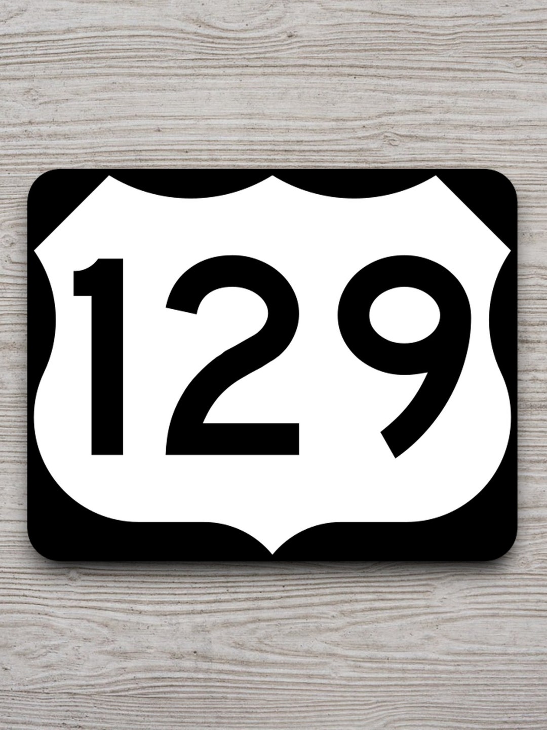 United States U.S. Route 129 Road Sign Sticker, Road Trip Sticker ...
