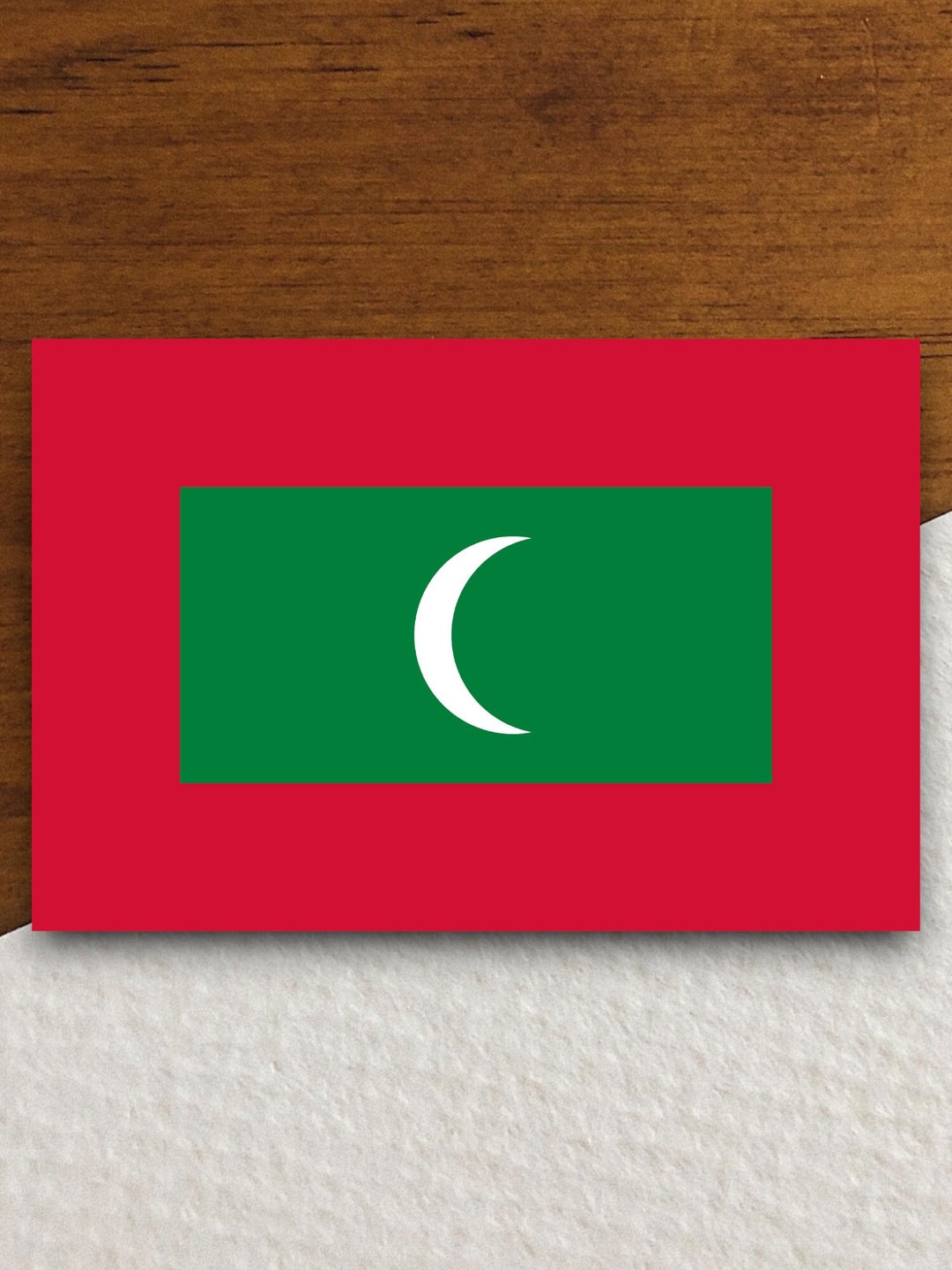 Maldives Flag Sticker International Country Sticker - Etsy