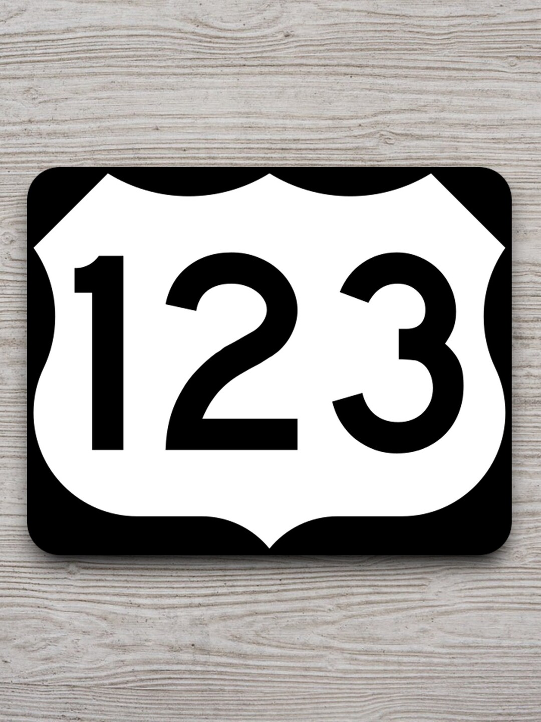United States U.S. Route 123 Road Sign Sticker, Road Trip Sticker ...