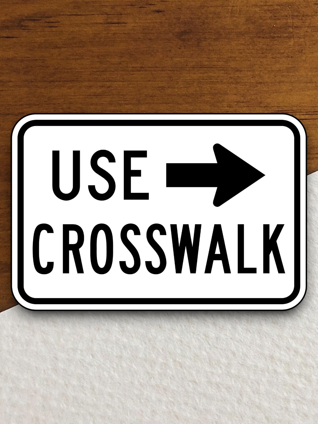 Use Crosswalk Road Sign Sticker: Traffic & Building Decoration - Etsy