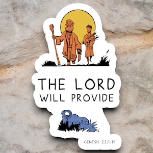 The Lord Will Provide Sticker, Religious Sticker, Faith Sticker ...