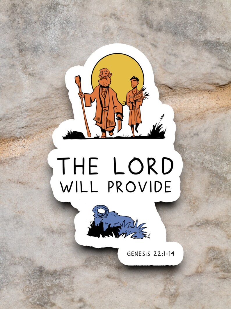 The Lord Will Provide Sticker, Religious Sticker, Faith Sticker ...