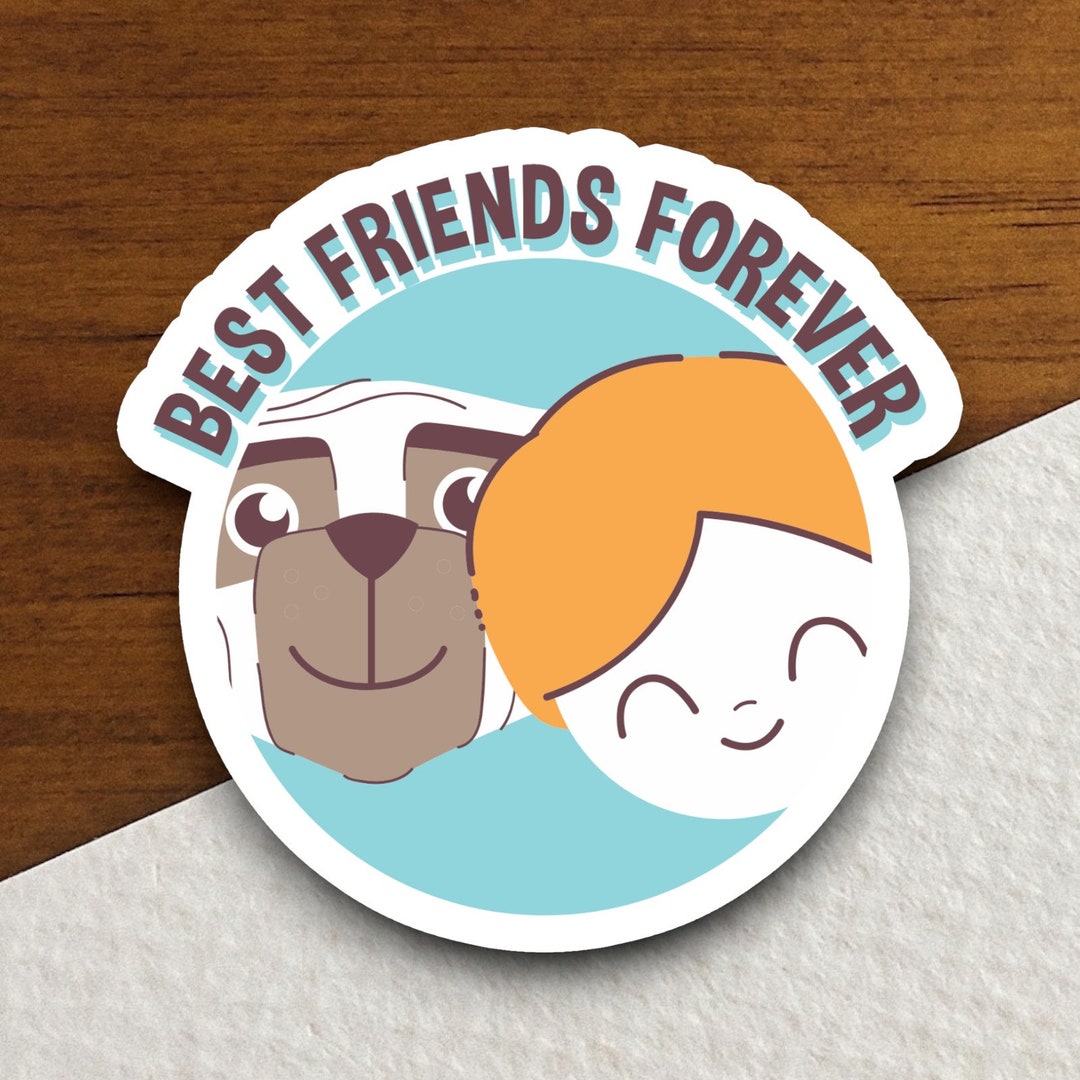 Best Friends Forever Sticker, Laptop Stickers, Funny Stickers, Laptop ...