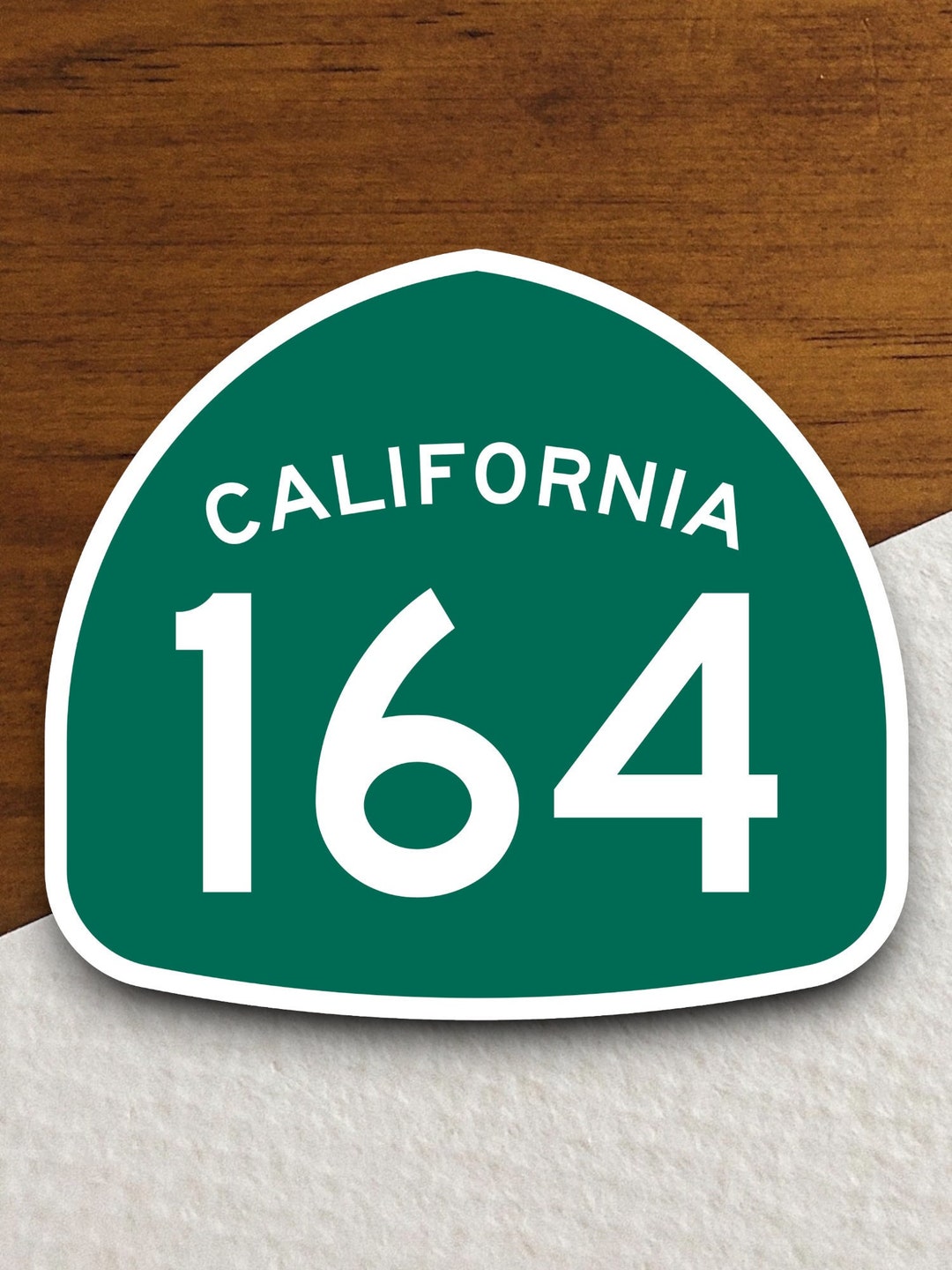 California State Route 164 Road Sign Sticker, Road Trip Sticker ...