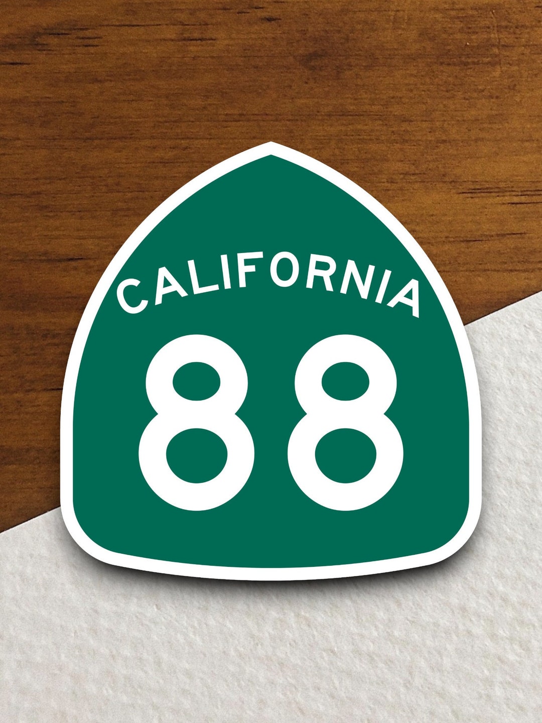 California State Route 88 Road Sign Sticker, Road Trip Sticker, Highway ...