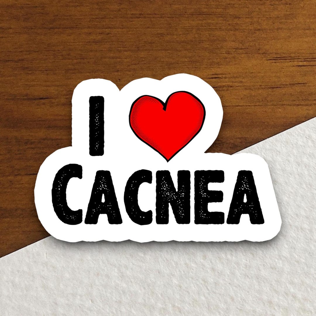 I Love Cacnea Sticker, Pokémon Sticker, Heart Sticker, Love Sticker ...