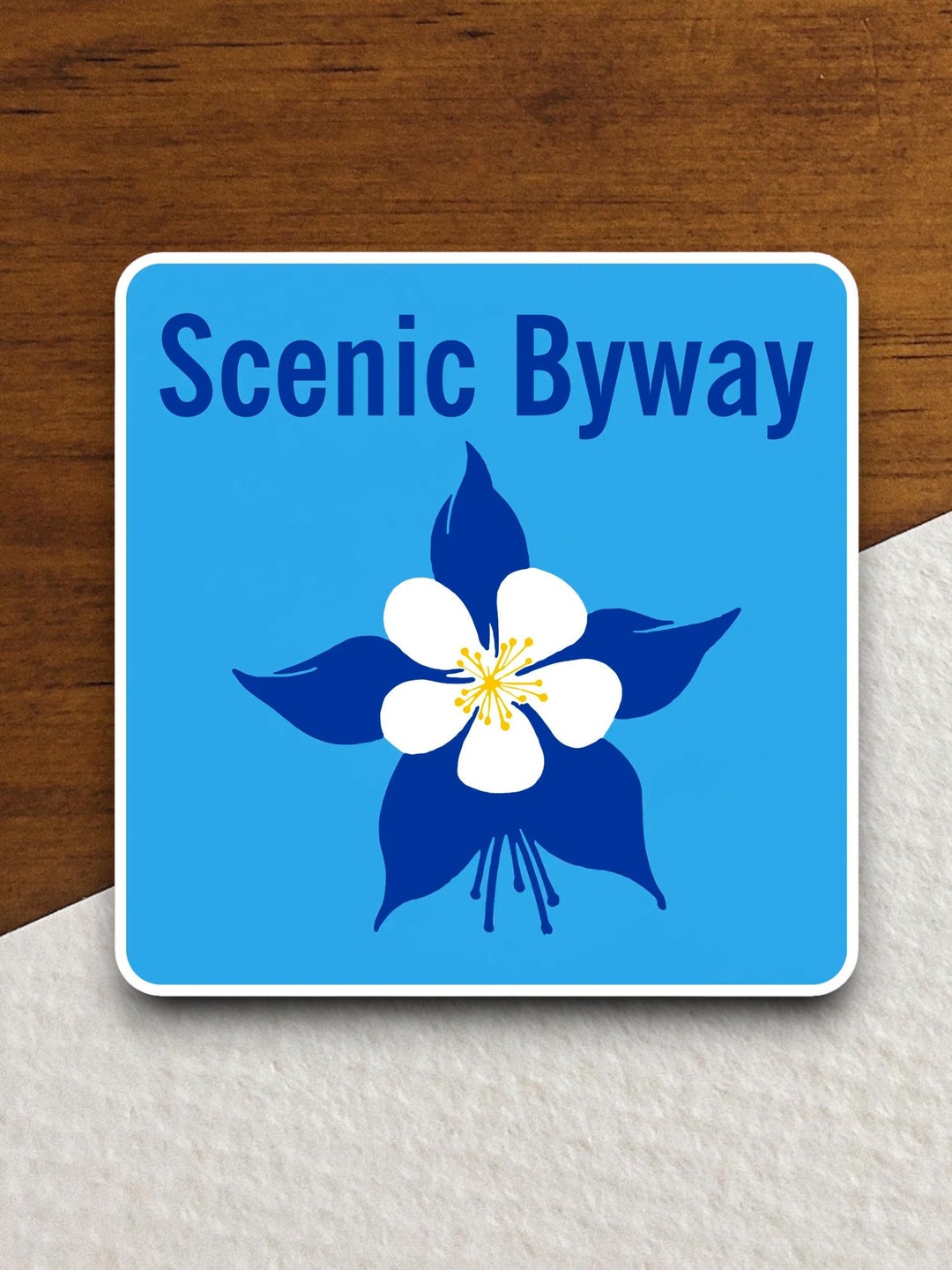 Colorado Scenic Byway Road Sign Stickers, Traffic Sticker, Road Sign ...