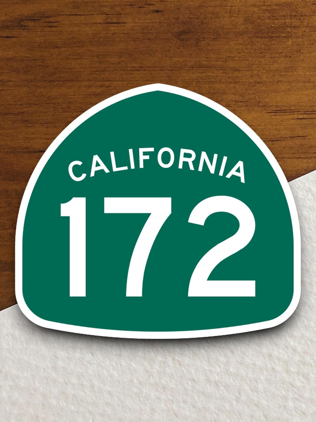California State Route 172 Road Sign Sticker, Road Trip Sticker ...