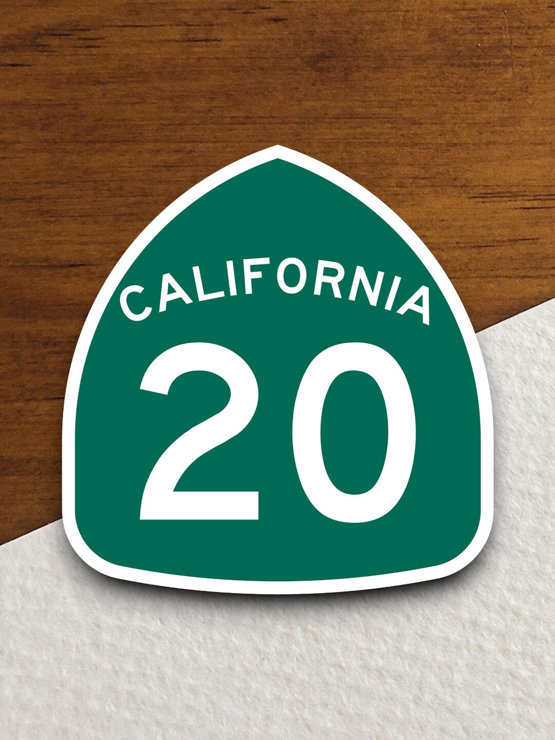 California State Route 20 Sticker Highway Road Sign Decal Travel ...