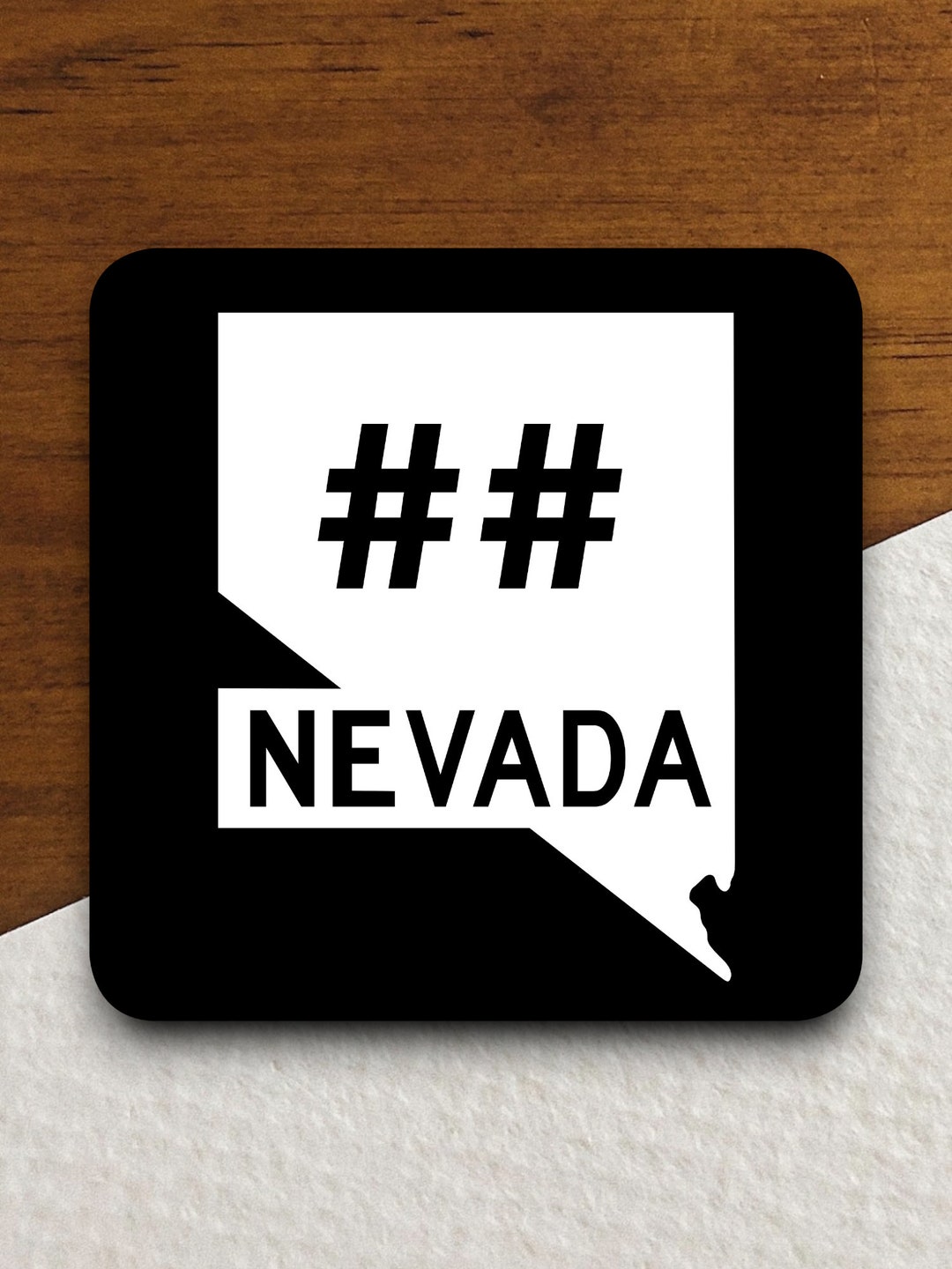 Custom Nevada State Route Road Sign Sticker, Road Trip Sticker, Highway ...