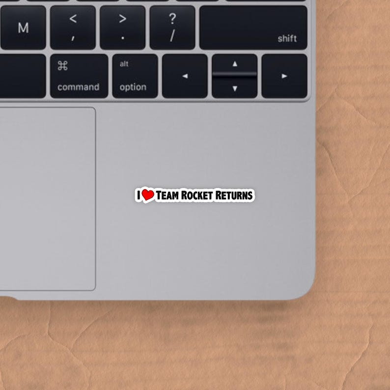 I Love Team Rocket Returns Sticker, Pokémon Sticker, Heart Sticker ...