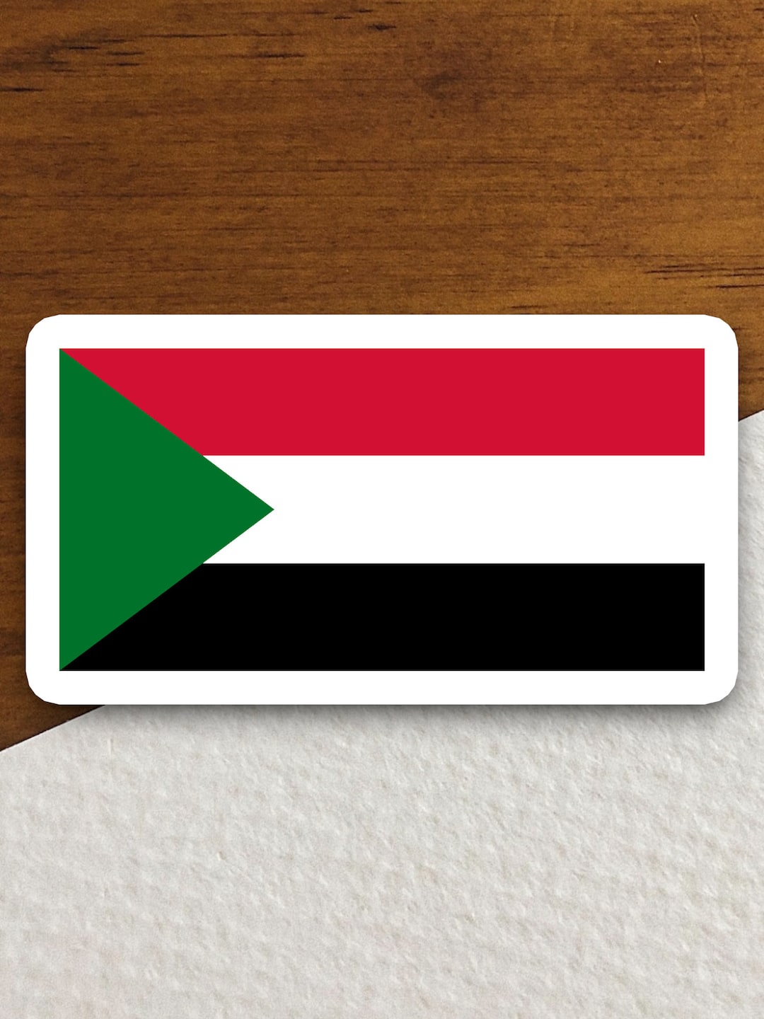 Sudan Country Flag Sticker, International Country Sticker ...