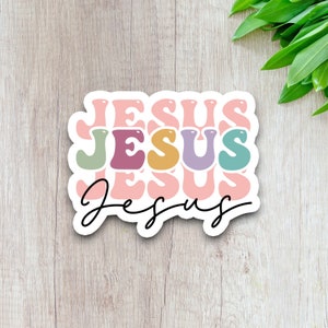 Jesus Sticker, Christian Stickers, Religious Sticker, Faith Sticker ...