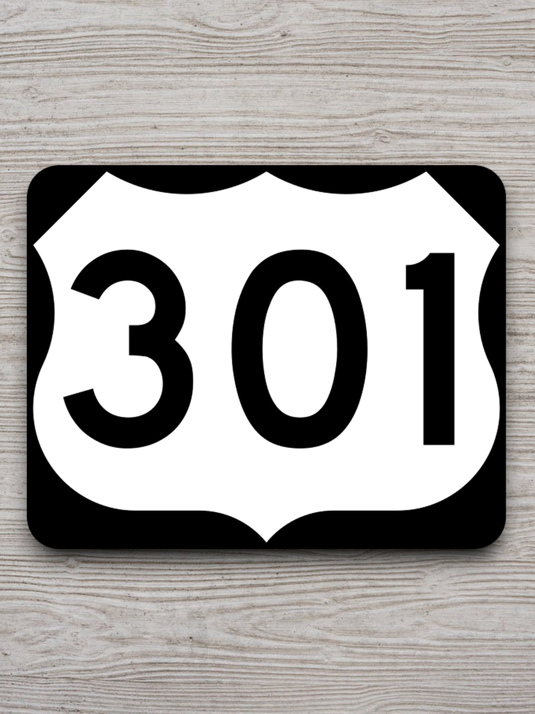 United States U.S. Route 301 Road Sign Sticker, Road Trip Sticker ...