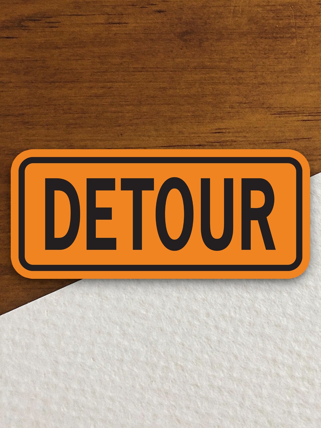 Detour Sticker, Road Sign Sticker, Travel Sticker, Laptop Sticker ...