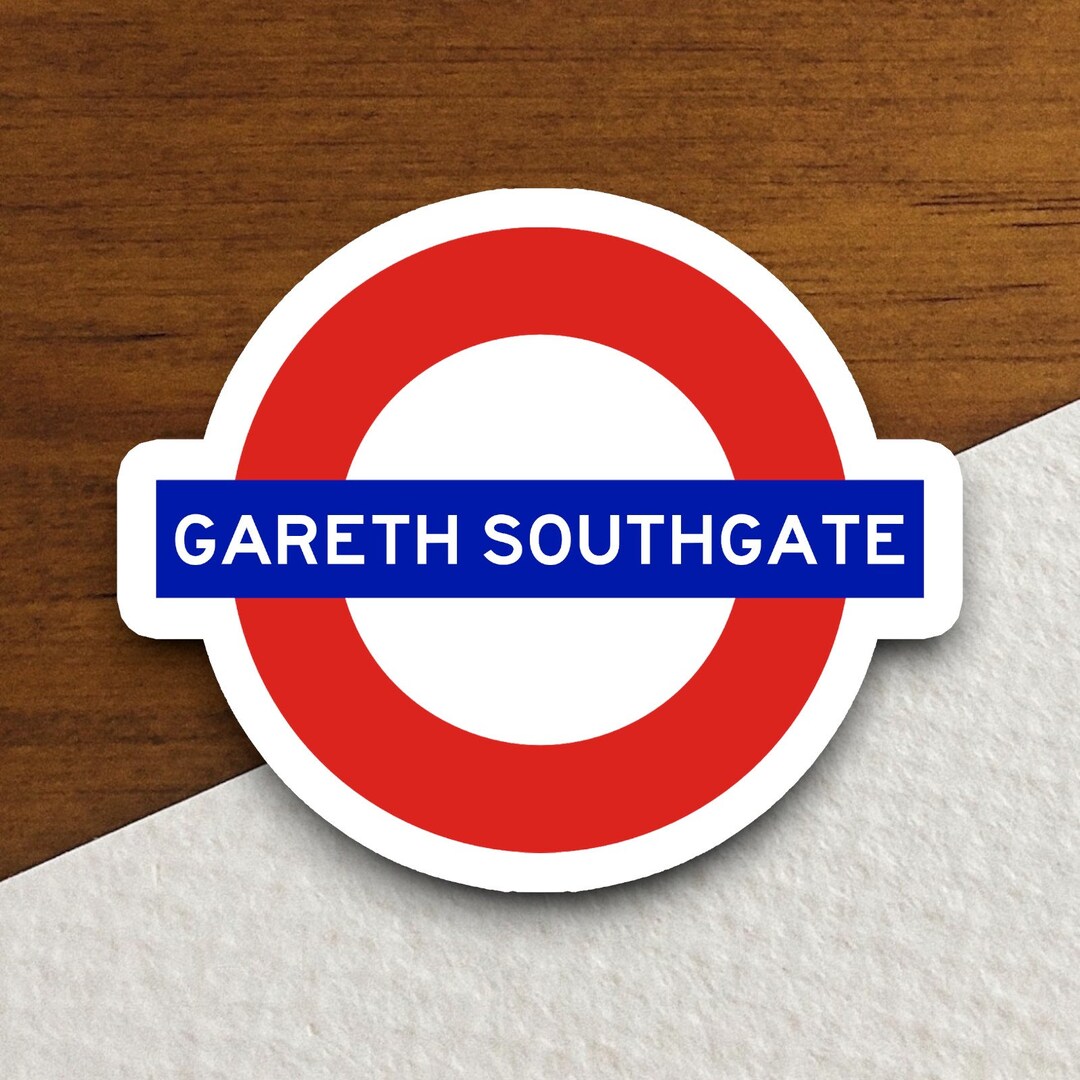 Gareth Southgate Station Sticker, the Tube, the Underground, London ...