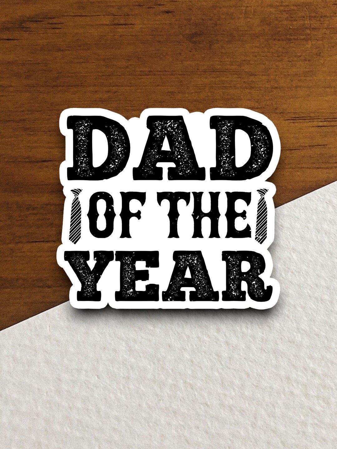 Dad of the Year Sticker Father's Day, Family Sticker, Humor Sticker ...