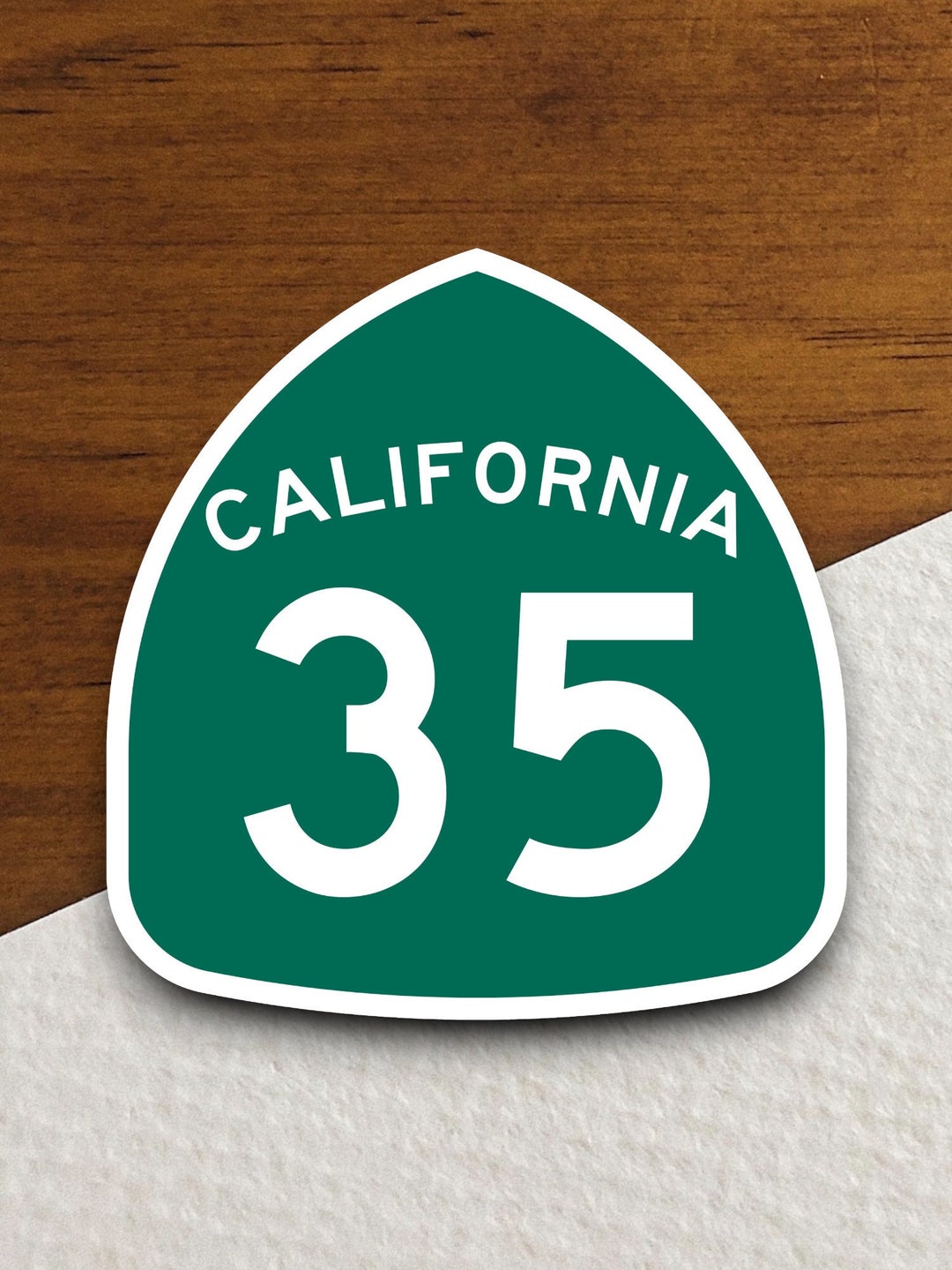 California State Route 35 Road Sign Sticker, Road Trip Sticker, Highway ...