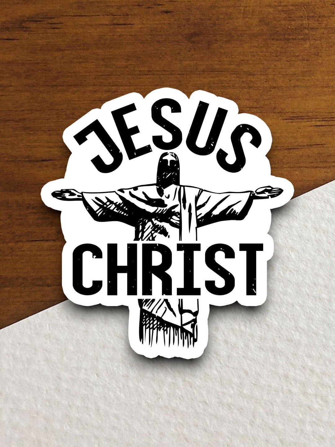 Jesus Christ Sticker, Religious Sticker, Faith Sticker, Worship Sticker ...
