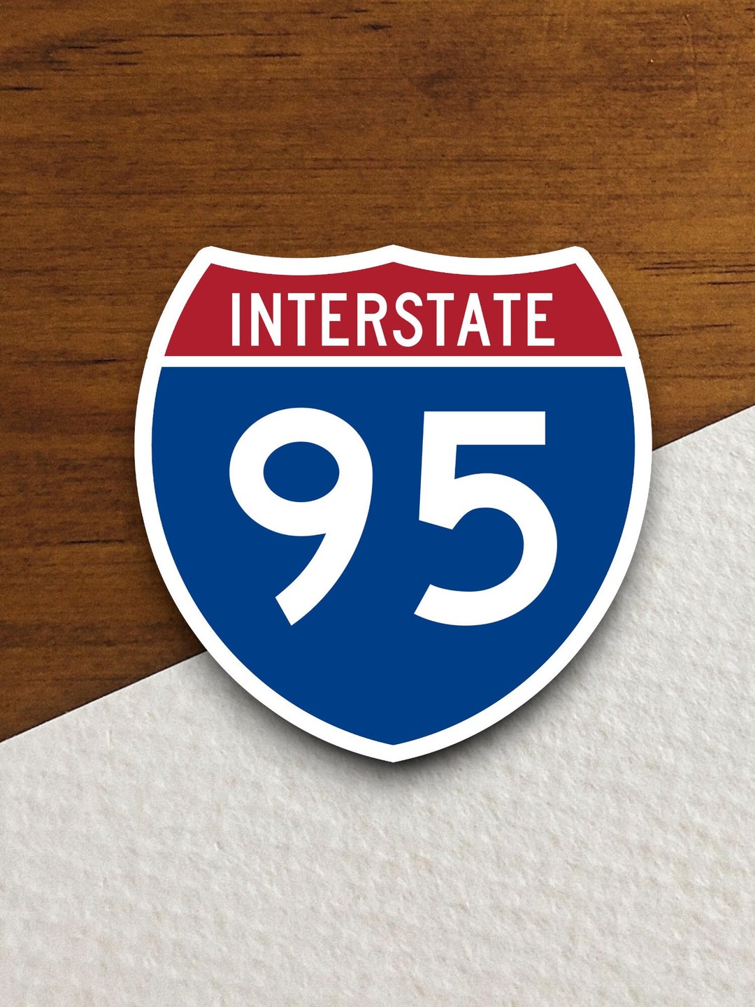 Interstate Route 95 Sticker, Interstate Highway Sign Expressway ...