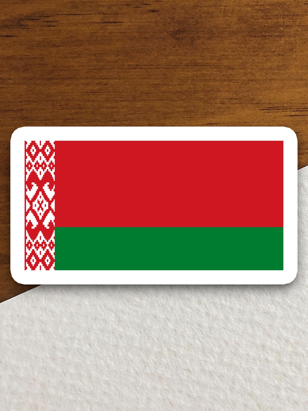 Belarus Country Flag Sticker, International Country Sticker ...