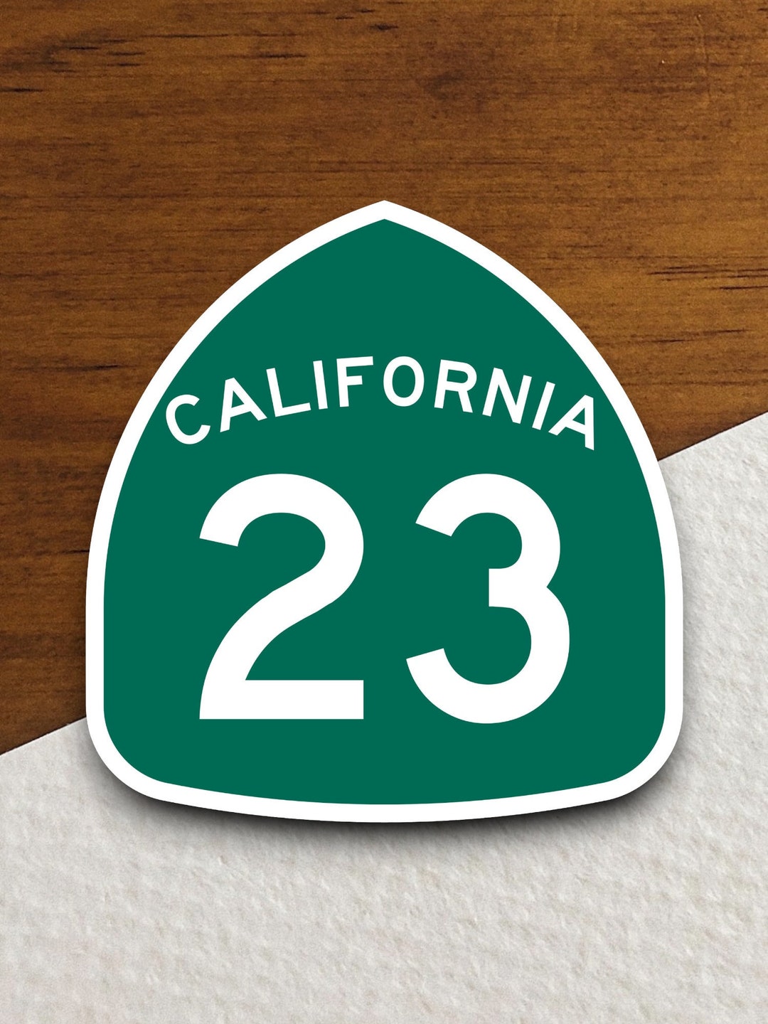 California State Route 23 Road Sign Sticker, Road Trip Sticker, Highway ...