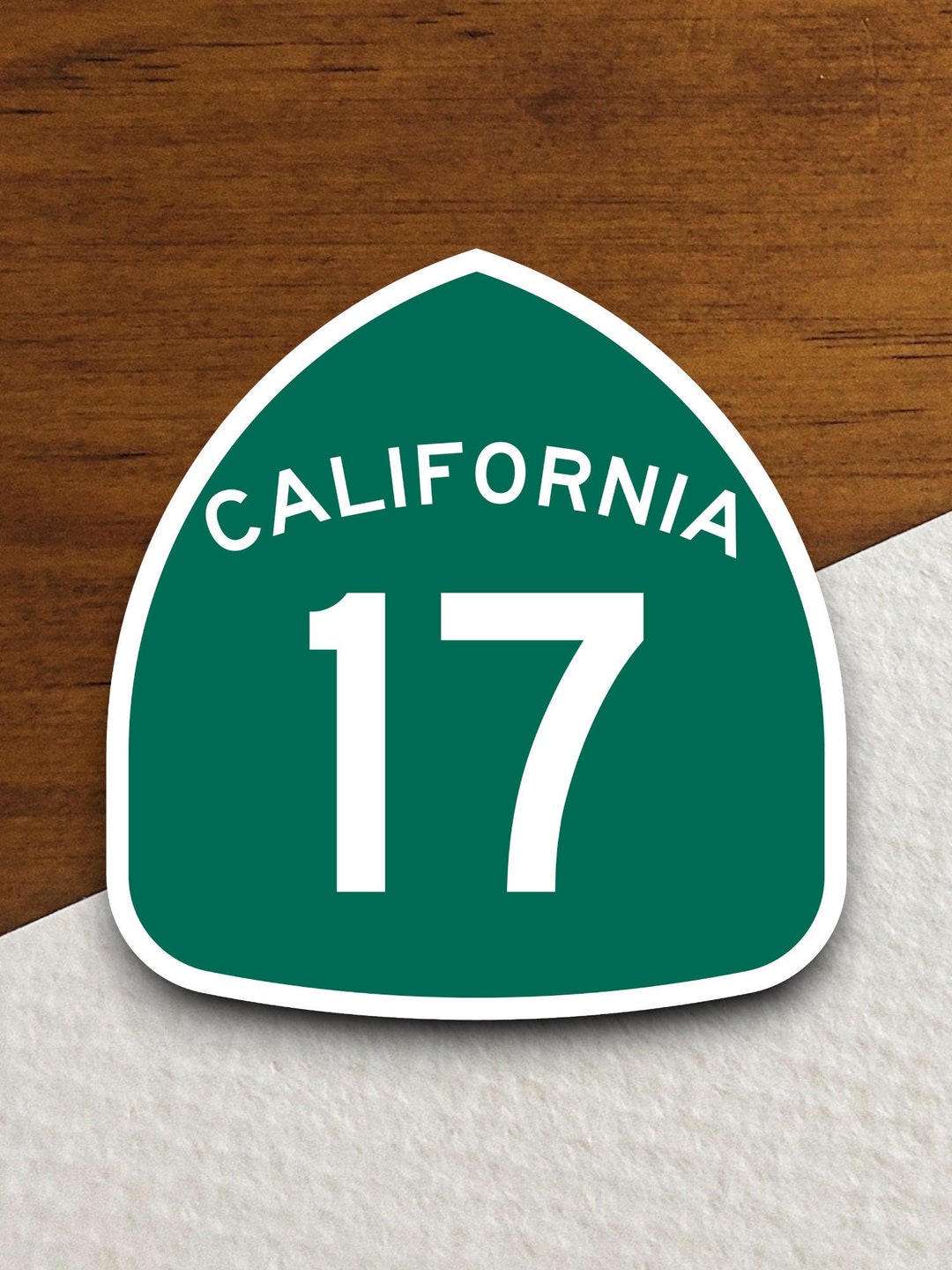 California Route 17 Road Sign Sticker: Travel Decor - Etsy