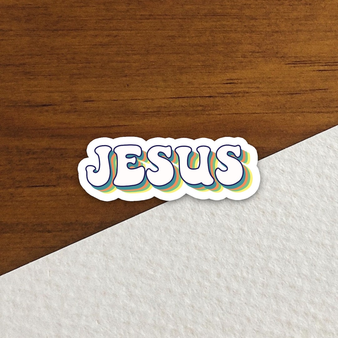 Jesus Sticker, Christian Stickers, Religious Sticker, Faith Sticker ...