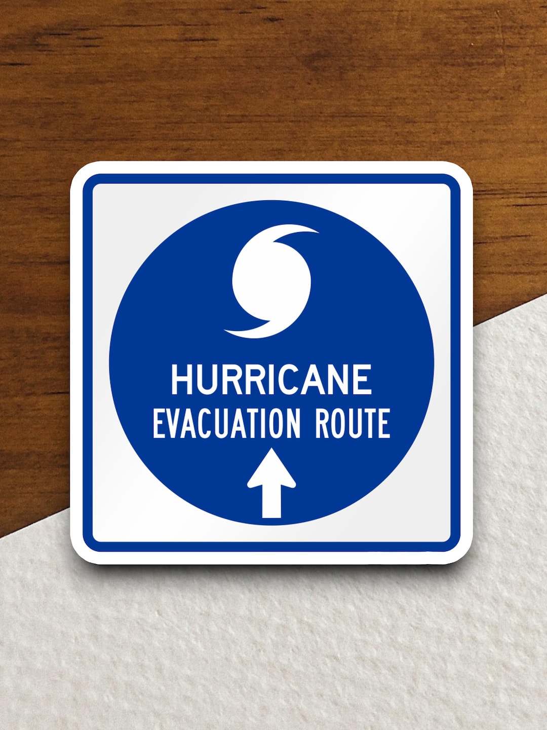 Texas Hurricane Evacuation Route Road Sign Stickers, Traffic Sticker ...