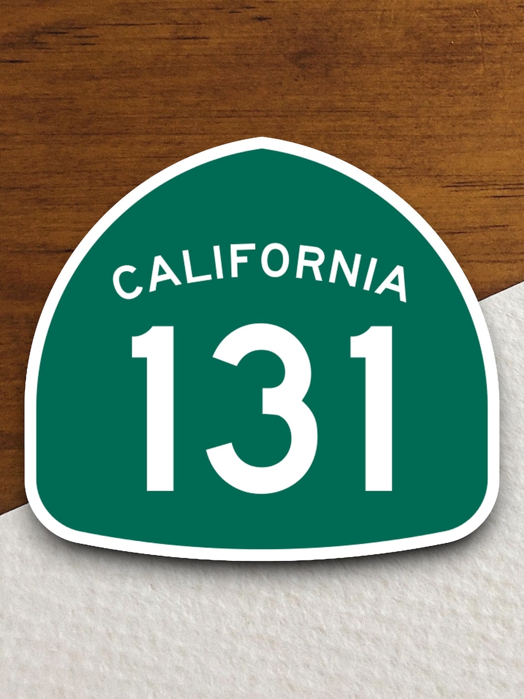 California State Route 131 Road Sign Sticker, Road Trip Sticker ...