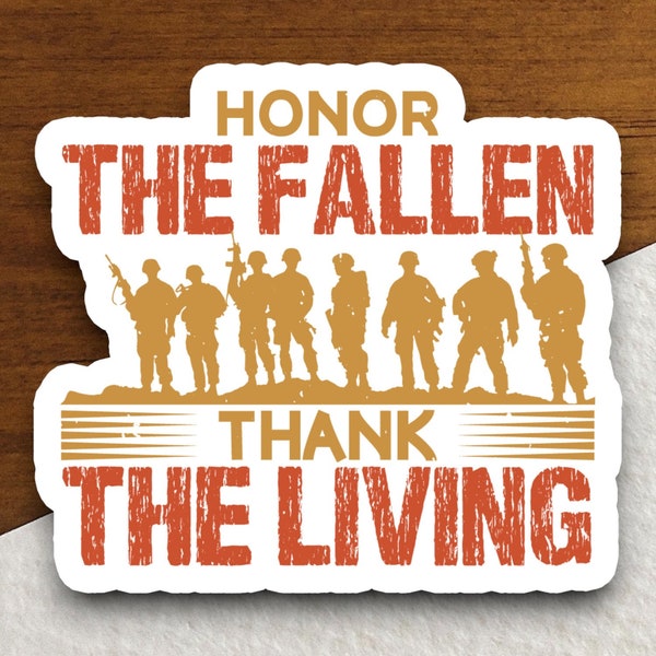 Honor The Fallen Decal Etsy