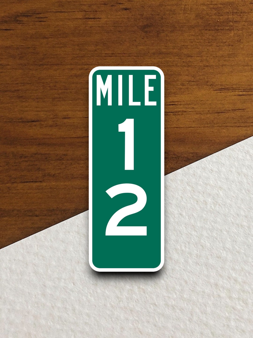 Mile Marker 12 Sign Sticker Road Sign Sticker Travel - Etsy