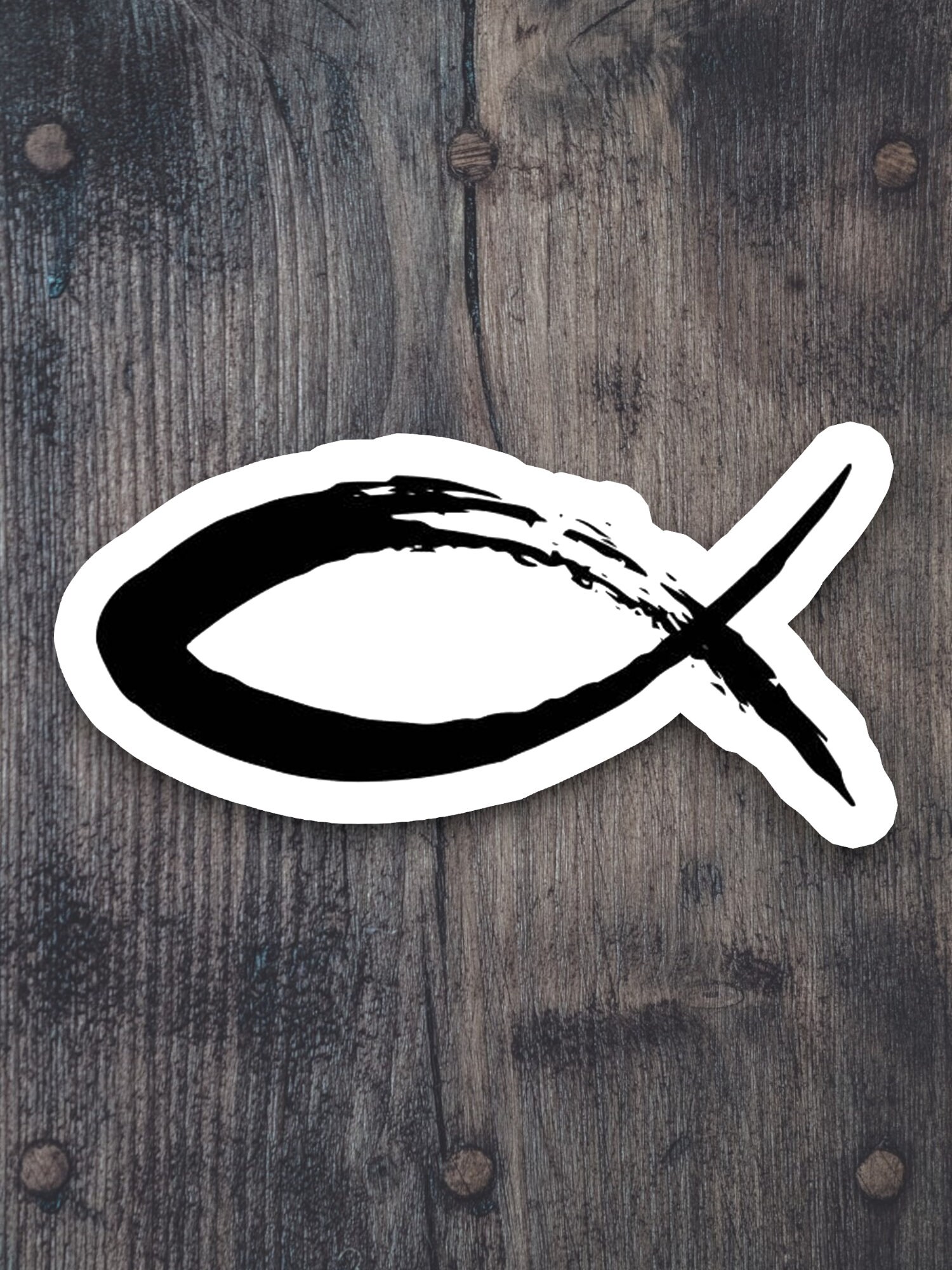 Ichthus Symbol Sticker: Christian Faith Decal - Etsy