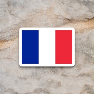 France Flag Sticker, International Country Sticker, International ...