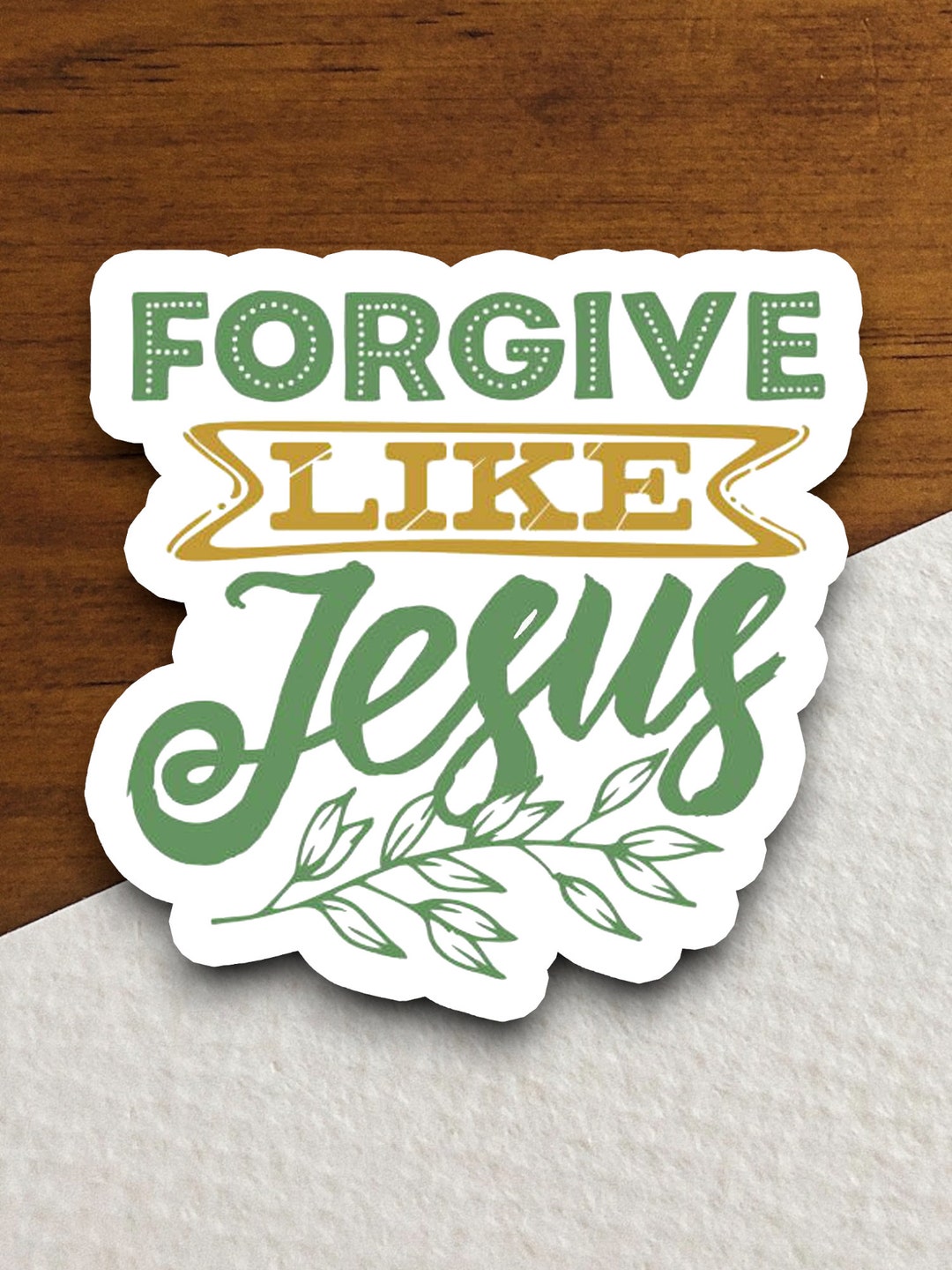 Forgive Like Jesus Sticker, Religious Sticker, Faith Sticker, Worship ...