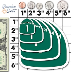 Interstate Route 205 California Sticker, California Sticker, Interstate ...