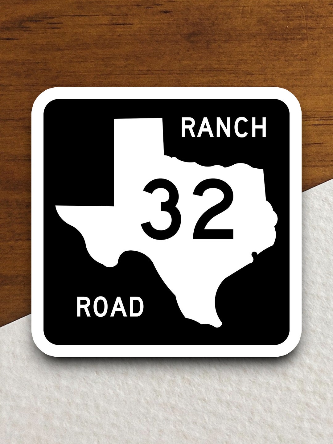 Texas Ranch Road 32 Sign Sticker Road Sign Sticker Travel - Etsy