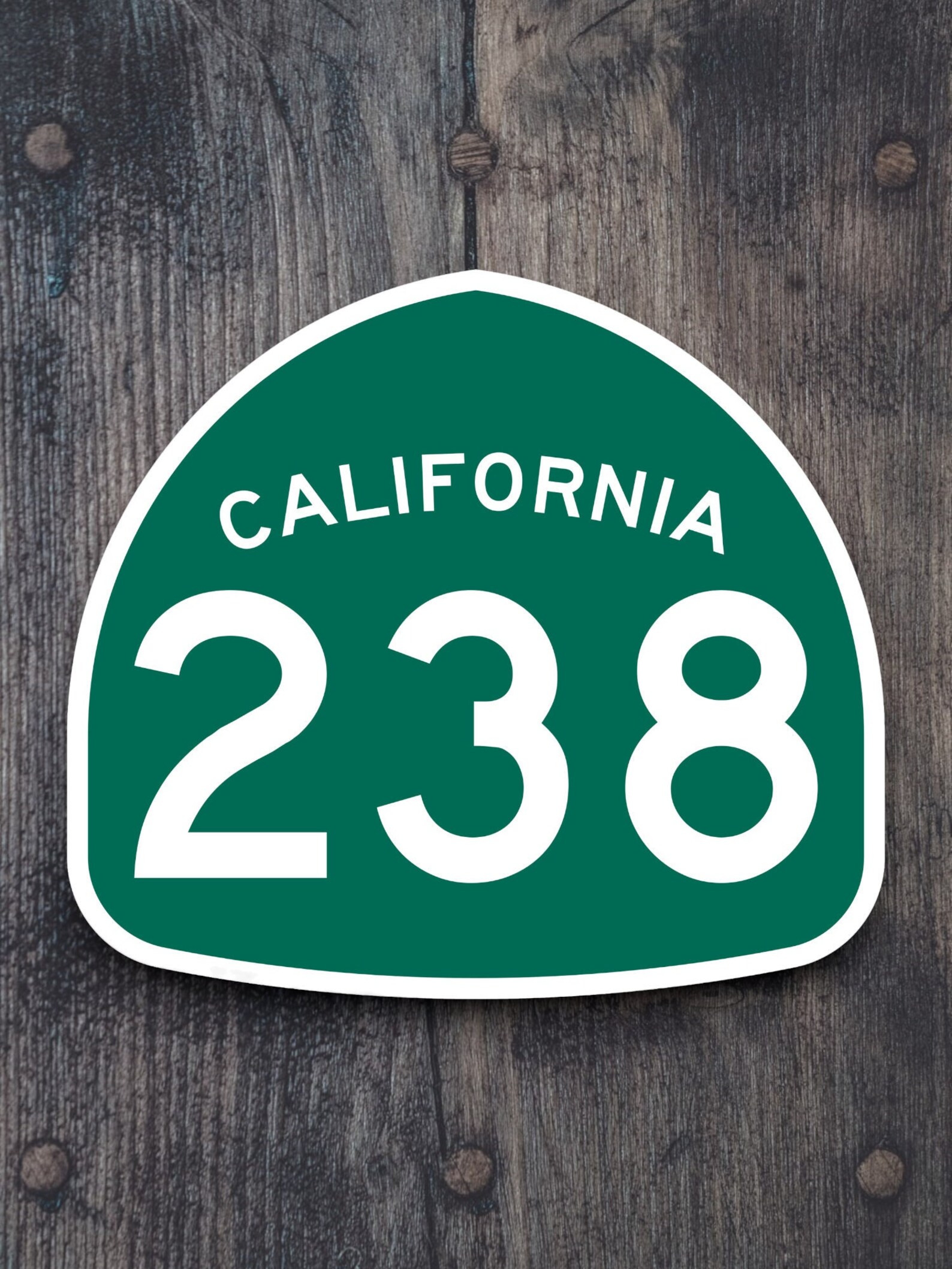California State Route 238 Road Sign Sticker, Road Trip Sticker ...