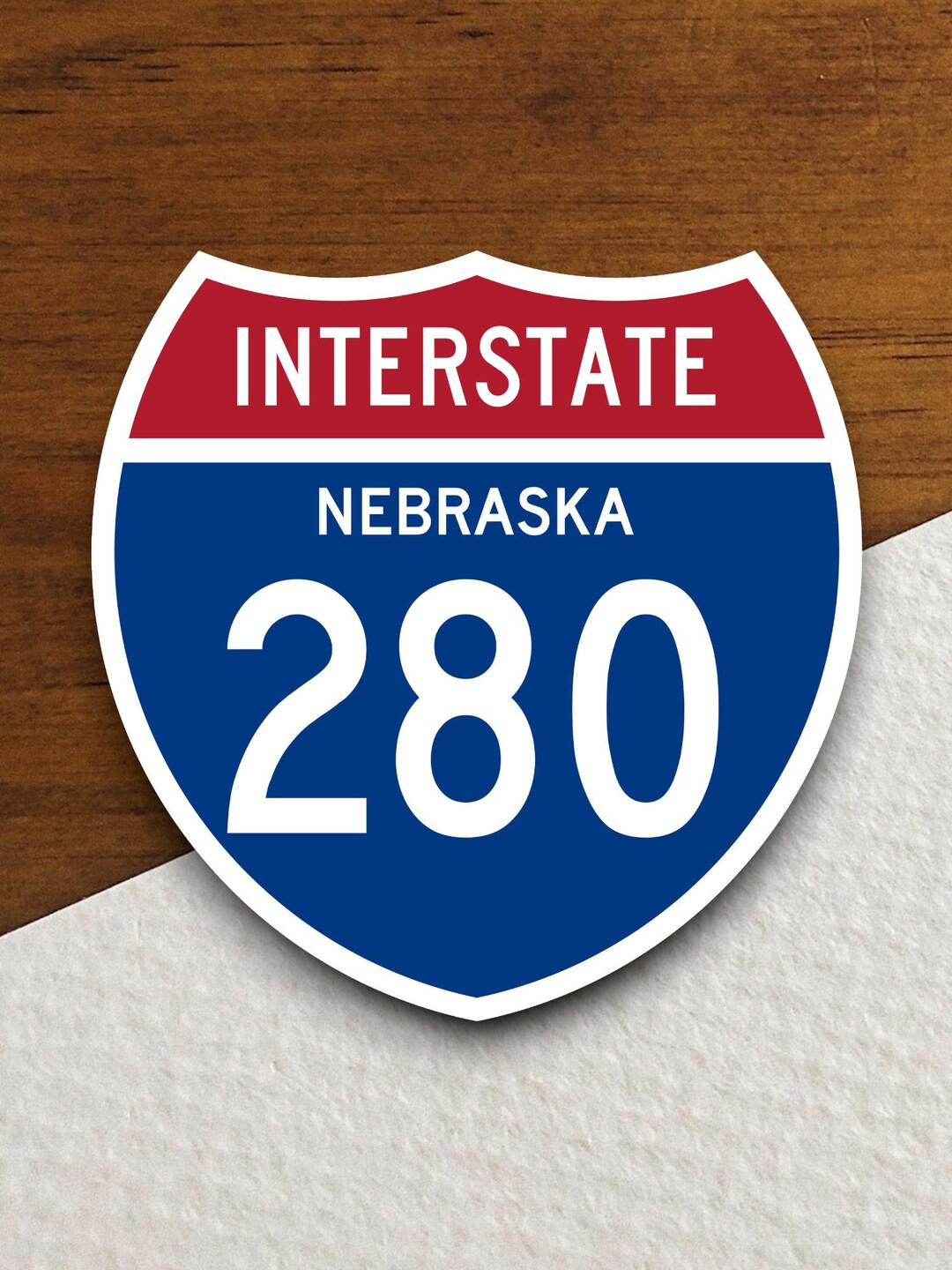 Interstate Route 280 Nebraska Sticker, Interstate Highway Sign ...