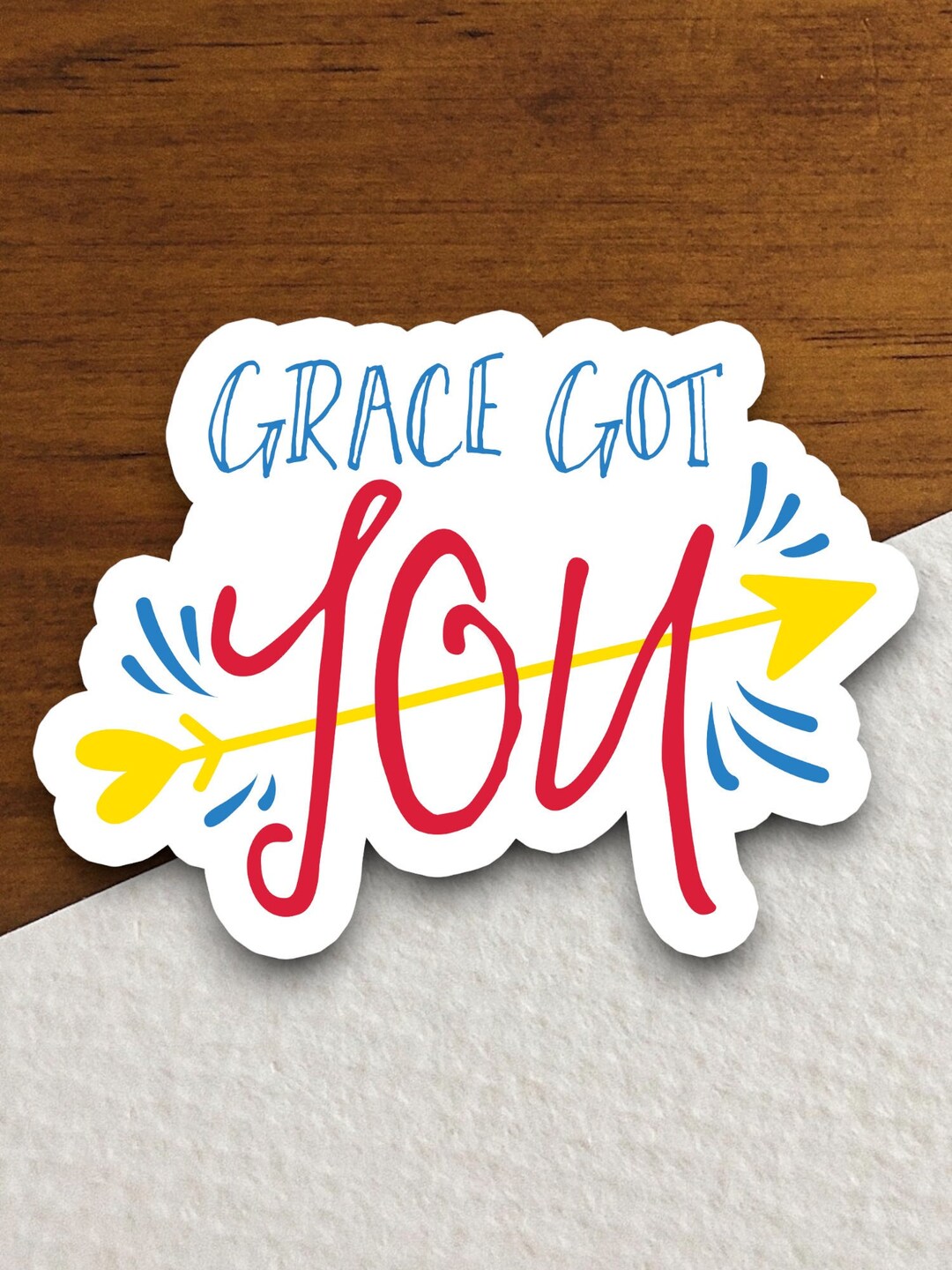 Grace Got You Sticker, Christian Stickers, Planner Stickers, Laptop ...