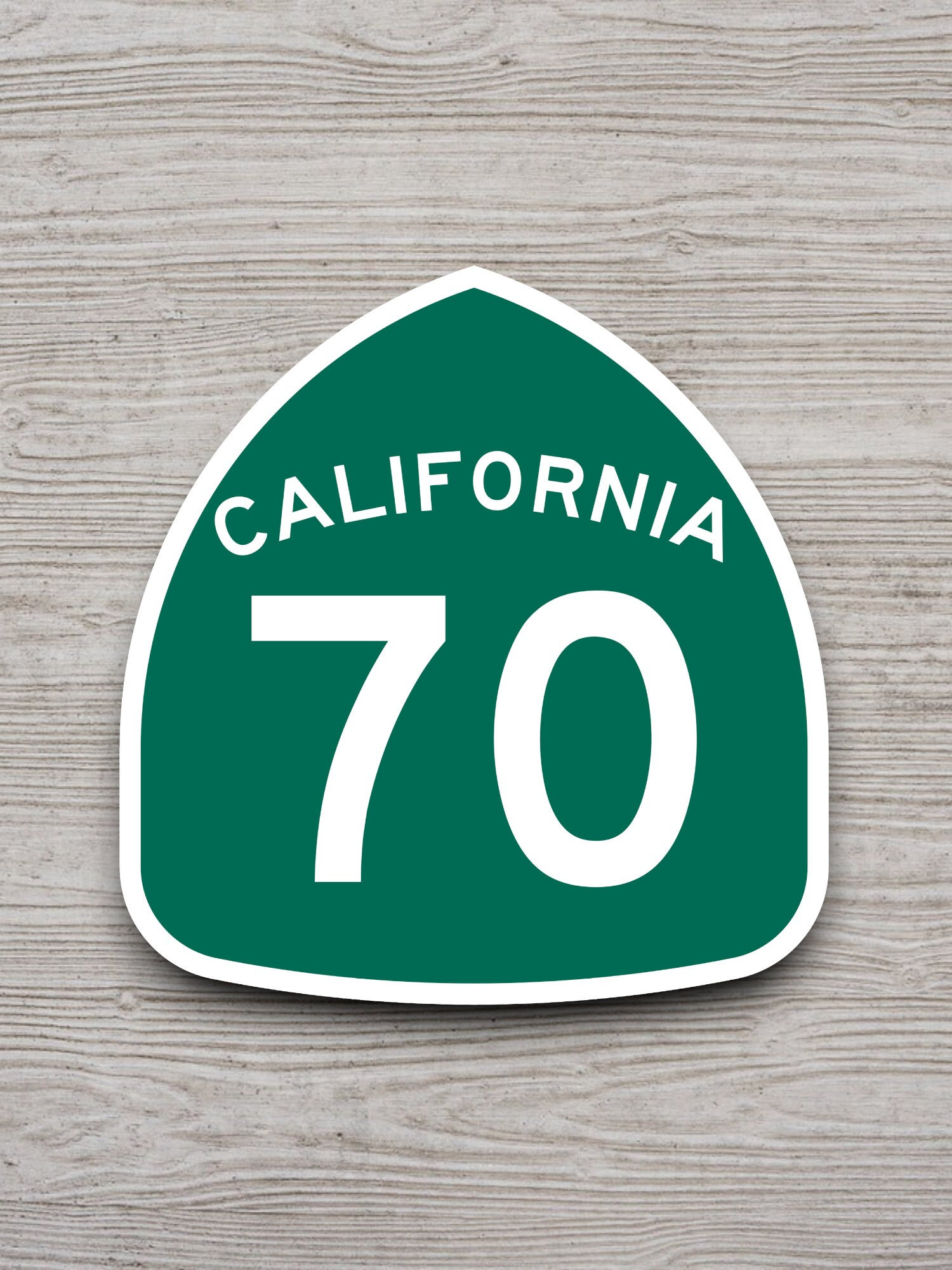 California State Route 70 Road Sign Sticker, Road Trip Sticker, Highway ...