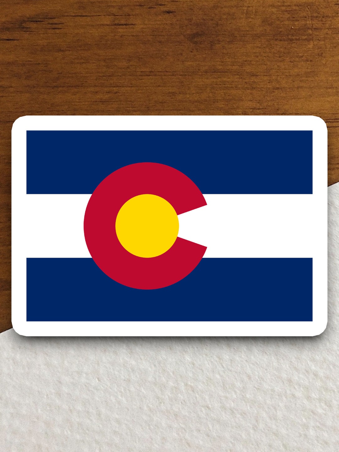 Colorado State Sticker, Colorado Flag Sticker, Pennant Sticker, Banner ...