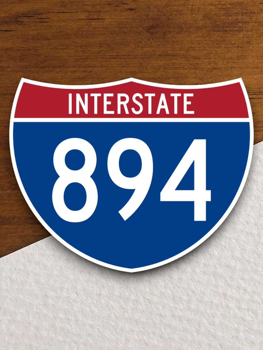 Interstate Route 894 Sticker, Interstate Highway Sign Expressway ...