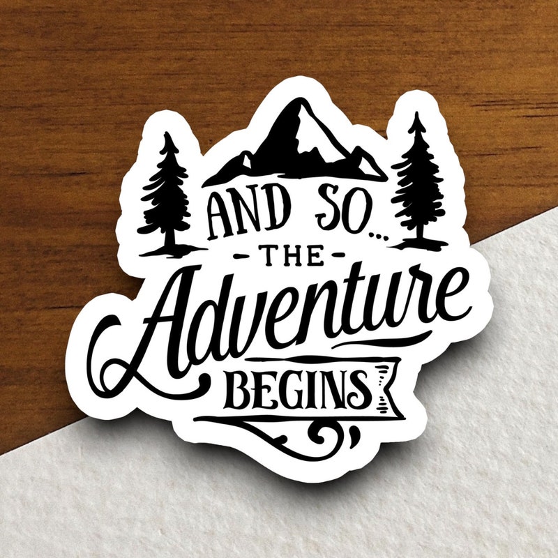 Adventure Sticker - Etsy