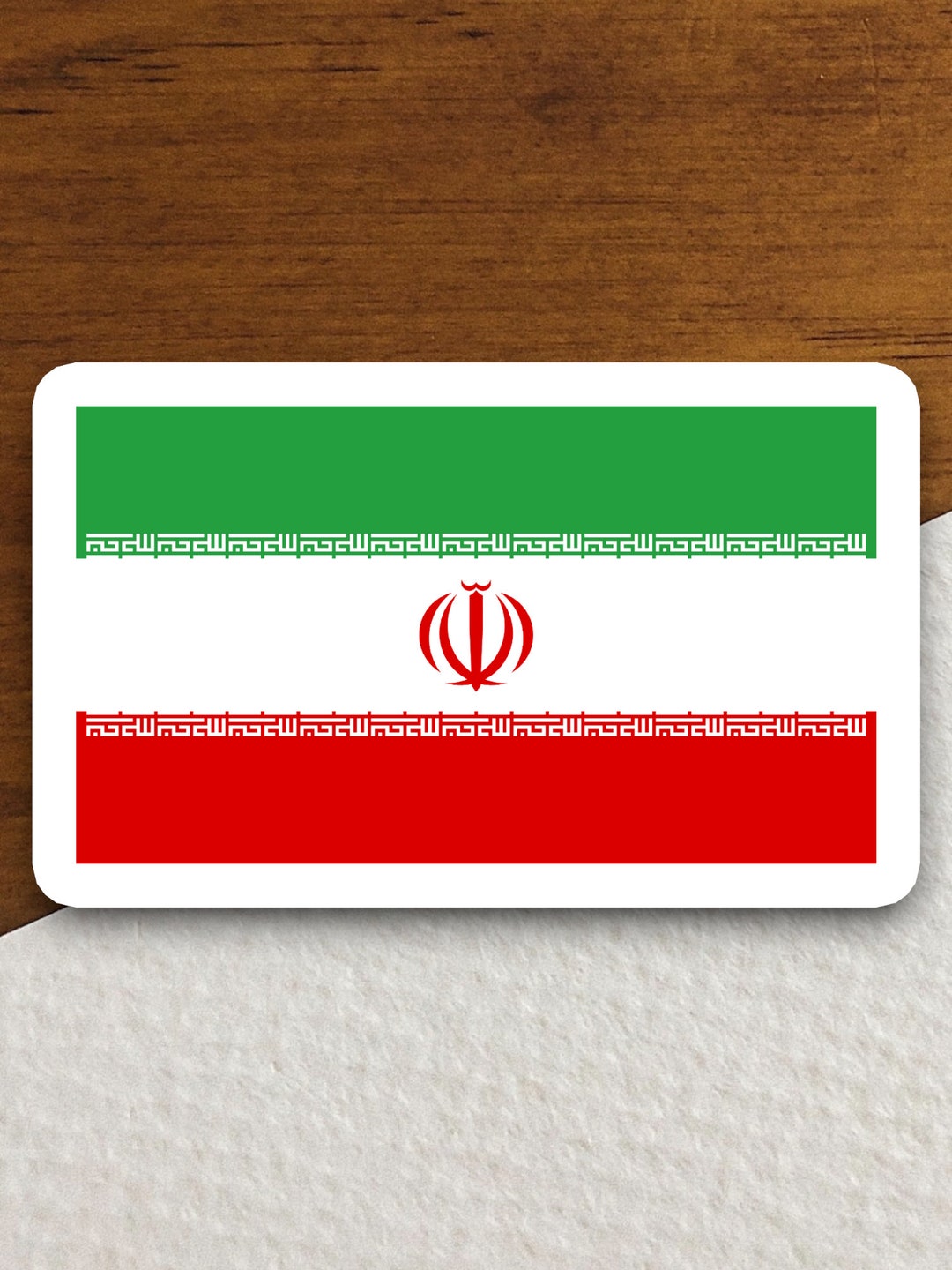 Iran Country Flag Sticker, International Country Sticker, International ...