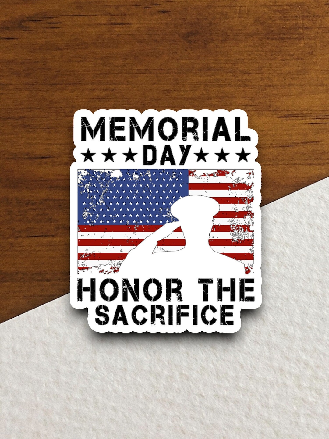 Memorial Day Sticker, Holiday Laptop Decal, Water Bottle Decor, Gift ...