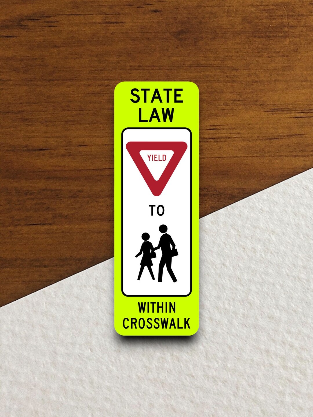 In-street School Crossing Road Sign Stickers Traffic Sticker, Road Sign ...