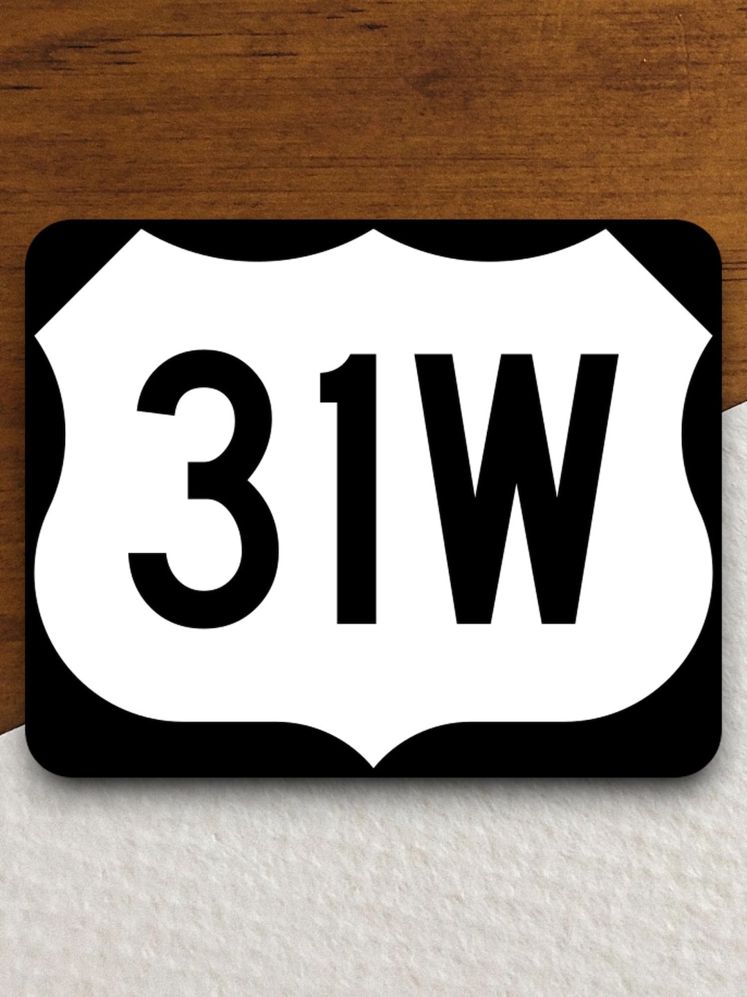 United States Route 31w Road Sign Sticker, Road Trip Sticker, Highway ...
