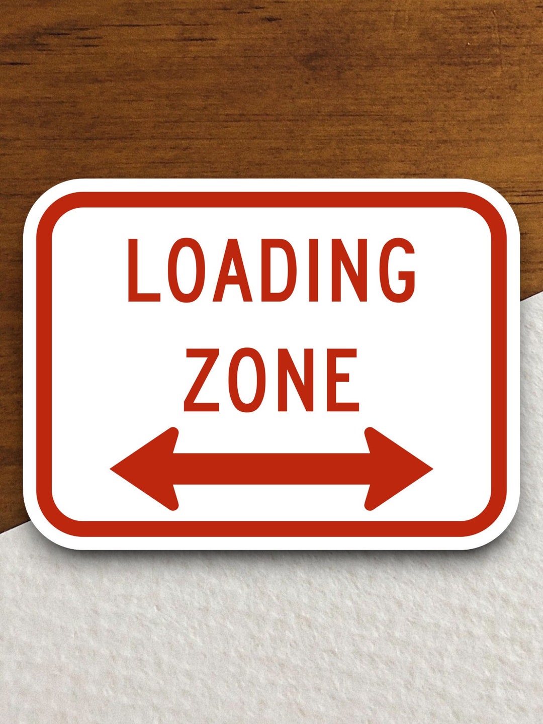Loading Zone Sticker, Road Sign Souvenir Travel Sticker, Road Sign ...